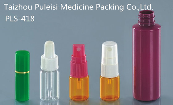Le joli plastique de médecine met la bouteille en bouteille de jet de parfum avec l'impression d'écran en soie