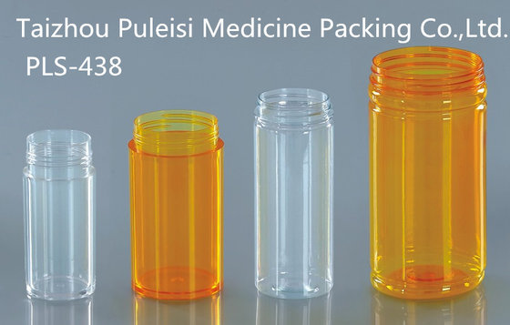 Le plastique pharmaceutique transparent coloré met 100lm/200lm en bouteille