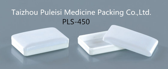 Bouteilles en plastique d'animal familier pharmaceutique blanc avec l'impression d'écran en soie