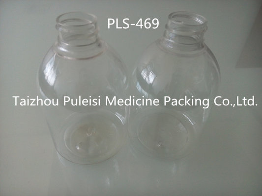 Bouteilles pharmaceutiques en plastique de 500 ml de main de récipient transparent d'aseptisant
