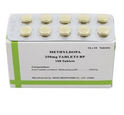 Methyldopa Tablets, GMP Western Medicine, BP/USP/CP Standard