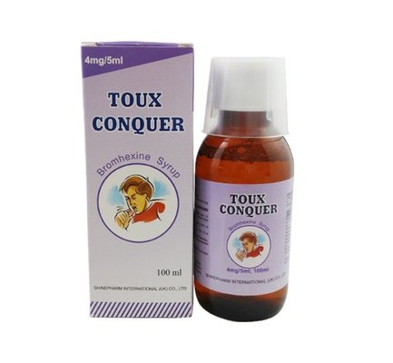 GMP Medicine, Antitussives Syrup 4mg/5ml 100ml, the drug is indicated for cough associated