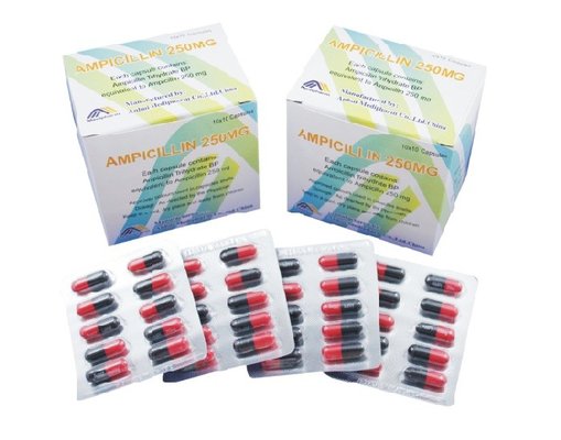 GMP Medicine Ampicillin Capsule 250MG 500mg, 10*10'S/BOX  BP/USP/CP