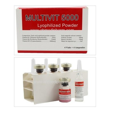 Lyophilized Powder for Injection 50MG/7ML+5ML,4's+4's/box, Compound Vitamin B for Injection, GMP medicine