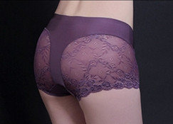 China Non-trace lumbar gauze sexy female underwear in ms carry buttock lace pants supplier
