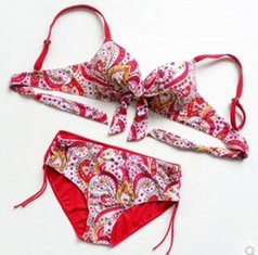 China Women's Plus-size big chest C, D, E, F cup Bikini supplier