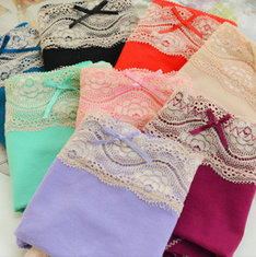 China 100%Cotton Lady's Underwear Triangle sexy non-trace underwear Fashion supplier