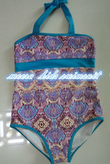 China 2016 indian style children swimwear kids girls swimsuit supplier