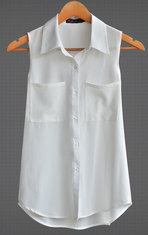 China High quality custom shirt Sleeveless shirt for women supplier