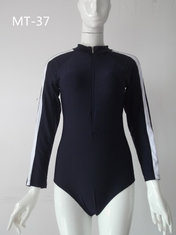 China Fashion Long sleeve swimwear， Tankini swimwear for women，black swimwear supplier