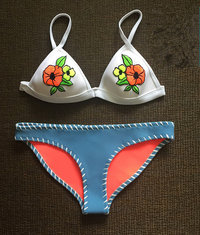 China Sexy Bikini Neoprene advanced diving material swimwear for young women supplier