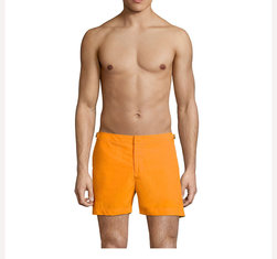 China Fashion oranger color  men's beach shorts supplier