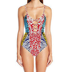 China Fashion beautiful print  Women one piece swimwear for summer supplier
