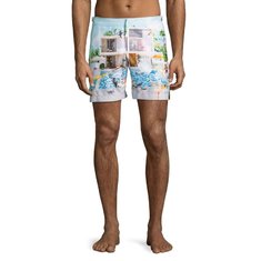 China Fashion cartoon pattern Men swimwear supplier