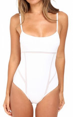 China White color swimwear for women supplier