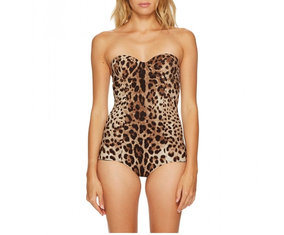 China Fashion print for women bikini strapless supplier