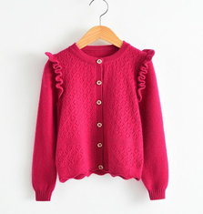China Grils Cardigan Knitwear 7gg 100%cotton supplier
