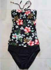 China Womens  Fashion Flower Print  Bikini  Two piece supplier