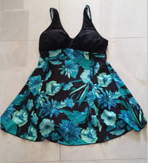 China Womens  Fashion Flower Print One-Piece Swimwear supplier