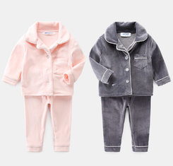 China 2-6year  winter warm Coral fleece  pajamas, kinds leisurewear supplier