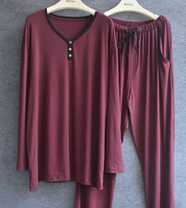 China Men's summer modal cotton pajamas, shads v  neck  homewear supplier