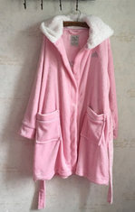 China Hooded robe pajamas Female flannel leisure wear Bathrobe cartoon supplier