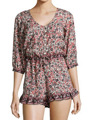 China Summer Cotton romper featuring a printed design nightdress for women supplier