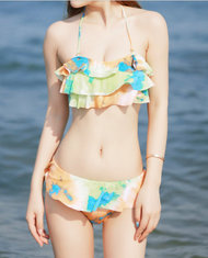 China Fashion Printed  Two Piece Bikini supplier