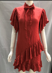 China 2019 Red color evening dirss for women supplier