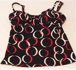 China Fahion   Printing  Swimsuit Top For fat women supplier