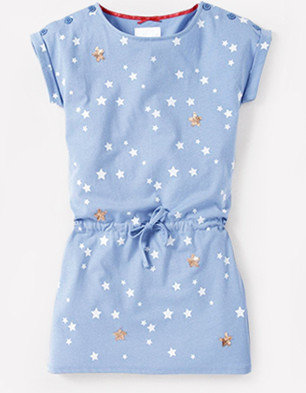 Gir'ls dress girls summer wear cotton children's dress with short sleeves supplier