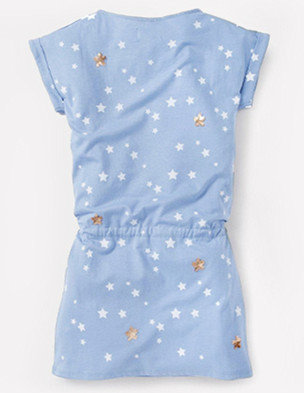 Gir'ls dress girls summer wear cotton children's dress with short sleeves supplier