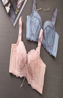 Thin together deep V bra sexy vice bra show your sexy chest supplier