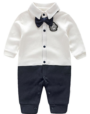 Baby clothes spring and autumn spring little gentleman jumpsuits supplier