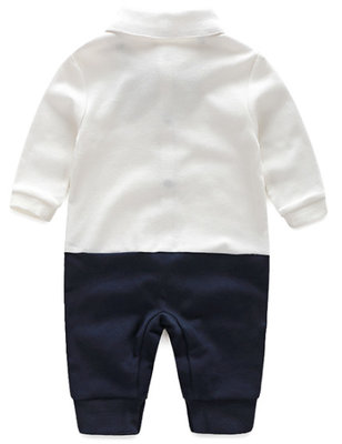 Baby clothes spring and autumn spring little gentleman jumpsuits supplier