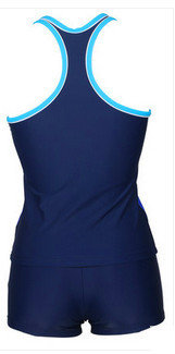 Ms leisure fission boxer swimming trunks vest hot spring color matching swimwear supplier