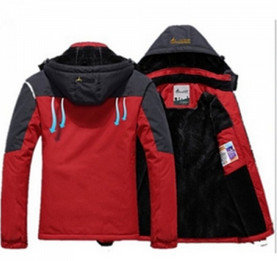 Men's Waterproof Mountain Jacket Fleece Windproof Ski Jacket supplier