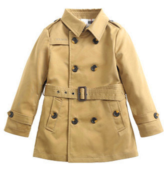 Handsome boy jackets coat Spring and autumn high collar long type coat supplier