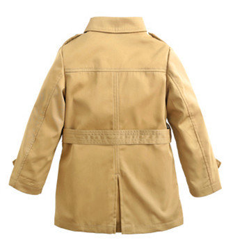 Handsome boy jackets coat Spring and autumn high collar long type coat supplier