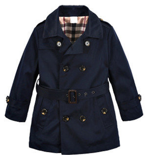 Handsome boy jackets coat Spring and autumn high collar long type coat supplier