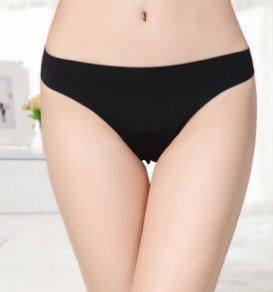 Seamless Sexy Thong Underwear Ice Silk Lure Non-Transparent supplier