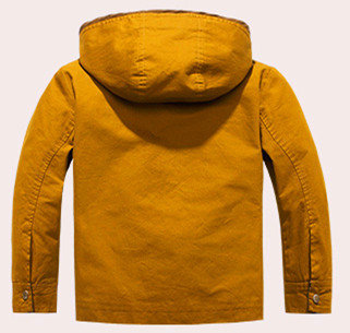 Boy's spring and autumn lapel pointed collar coat jackets children's coat supplier