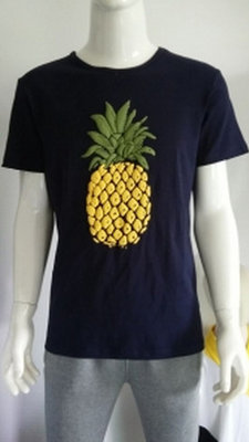 Fashion higt quality foaming printing T-shirt for men and women supplier