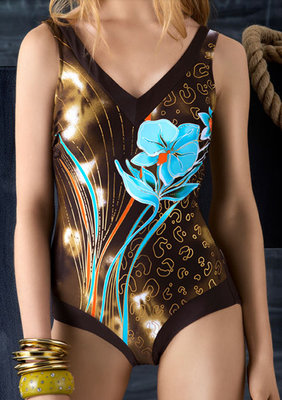 Keep a one-piece bathing suit female Bubble hot spring bathing suit Cultivate one's morali supplier