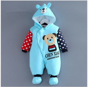 Higt quality Baby climb clothes Romper 100% cotton  Baby warm clothing in winter supplier