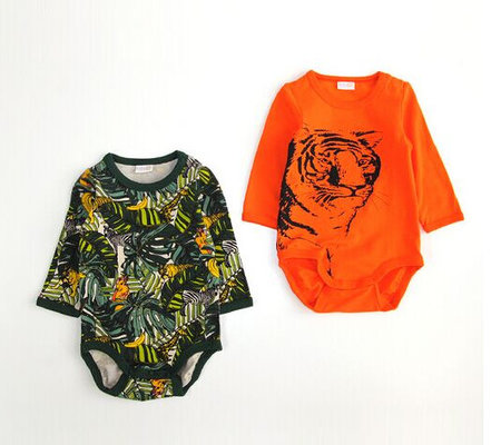 Infants and young children long-sleeved clothes Baby romper suit 100%cotton baby rompers supplier