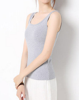 Fashion girl vest women cotton sport vest higt quality supplier