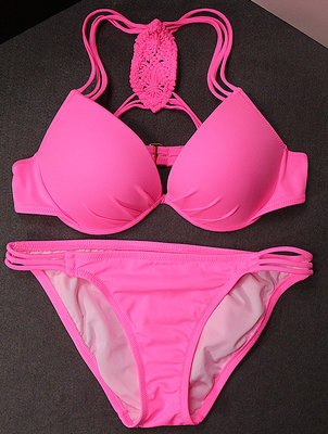 Pure color fashion sexy black bikini, bubble hot spring bathing suit the ABCD cup supplier