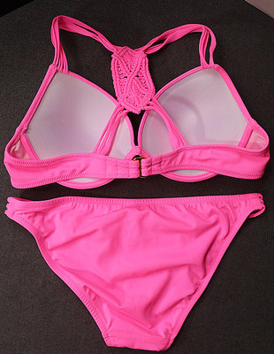 Pure color fashion sexy black bikini, bubble hot spring bathing suit the ABCD cup supplier