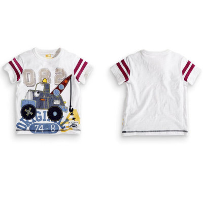 Kids T-shirt boys cartoon shirt cotton casual short-sleeved T-shirt supplier